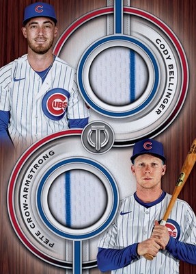 2025 Tribute Pete Crow-Armstrong/Bellinger Dual Patch Topps Bunt ...