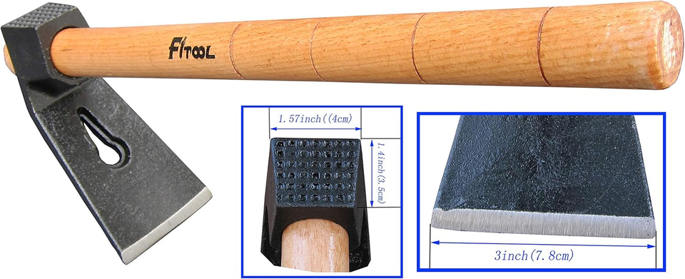 Forged Woodworking Hammer, Woodcarving Straight Adze, Axe with Claw ...