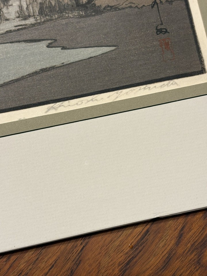 "Yoshikawa" (Yoshi River) by Hiroshi Yoshida Japanese Woodblock Print ...