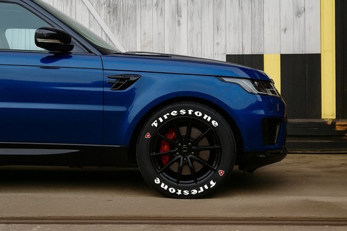 Firestone Tire Lettering Stickers 1.25” | Sporty Raised Style | 4 All ...