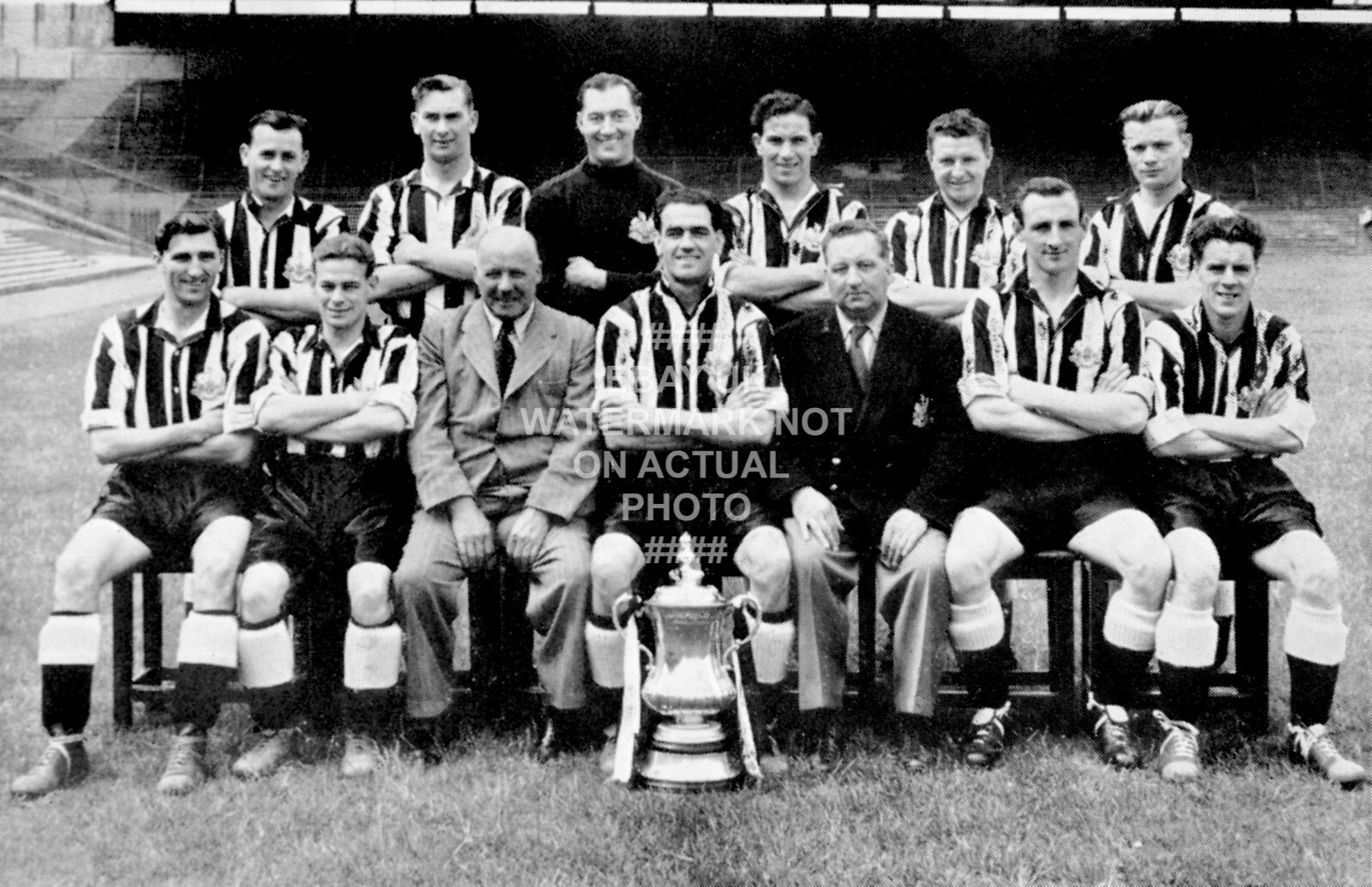 1951 FA CUP NEWCASTLE UNITED TEAM PHOTO PRINT CHOOSE PRINT SIZE NUFC ...