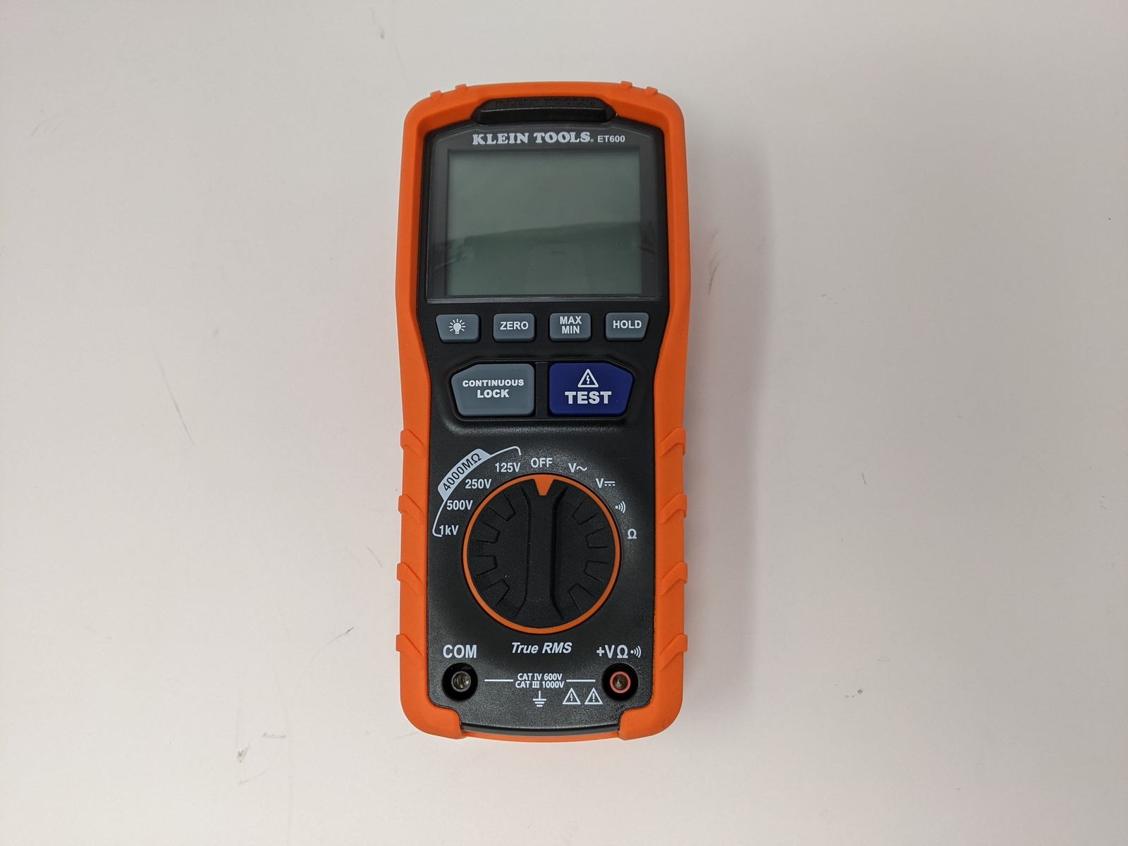 Klein Tools ET600 Multimeter, MegohmmeterInsulation Tester, 4000 | eBay