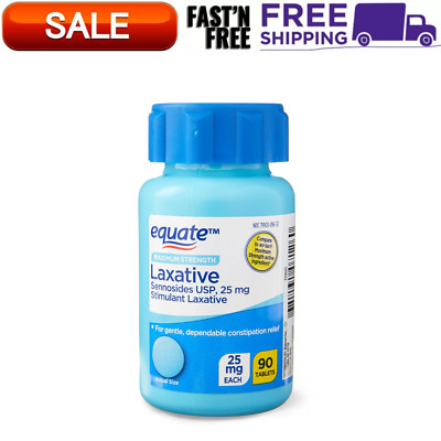 Equate Maximum Strength Laxative Tablets for Constipation Relief, 90 ...