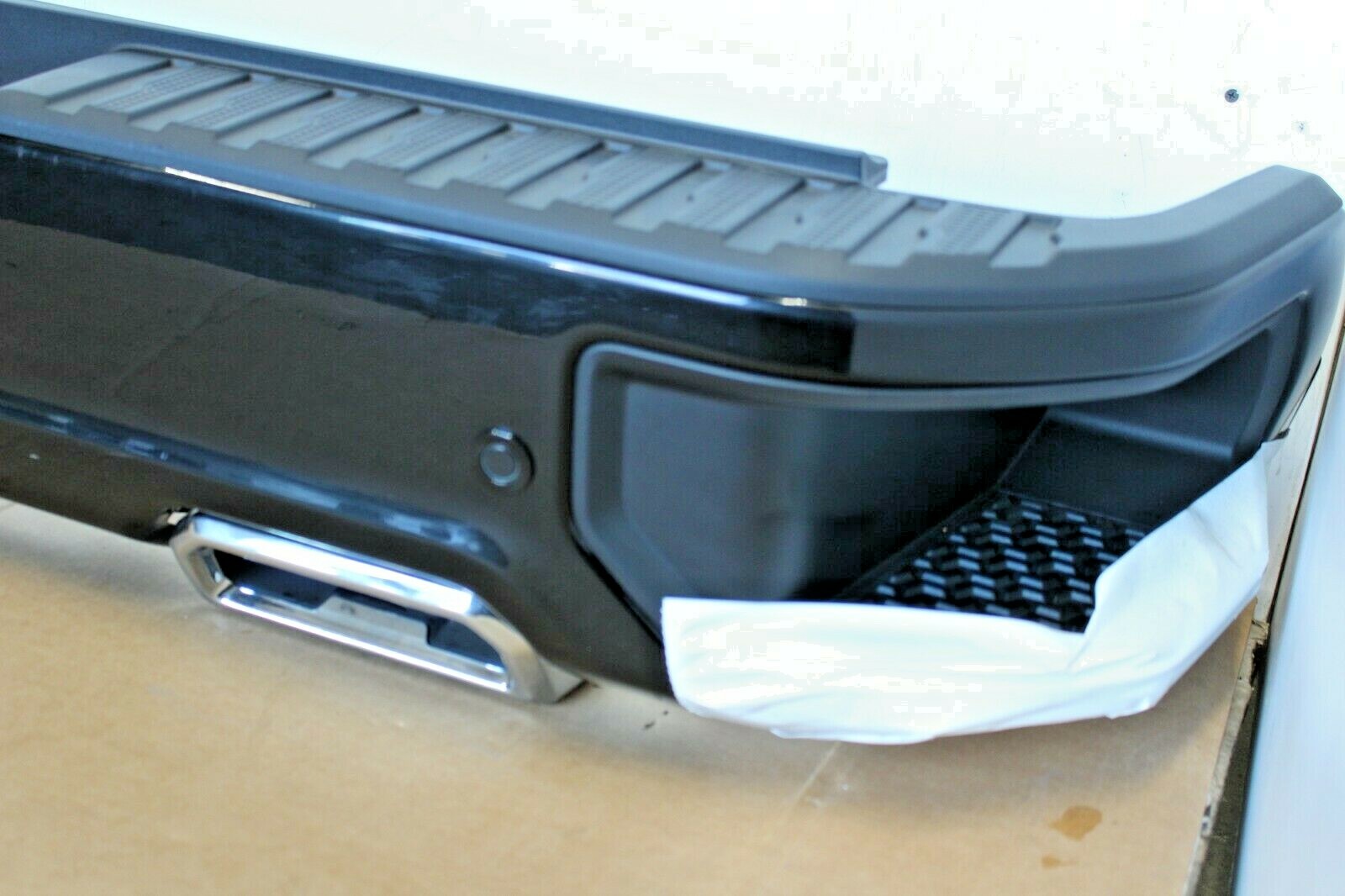 2019-2021 GMC Sierra Chevy Silverado 1500 Rear Bumper W/SENS Dual ASM ...