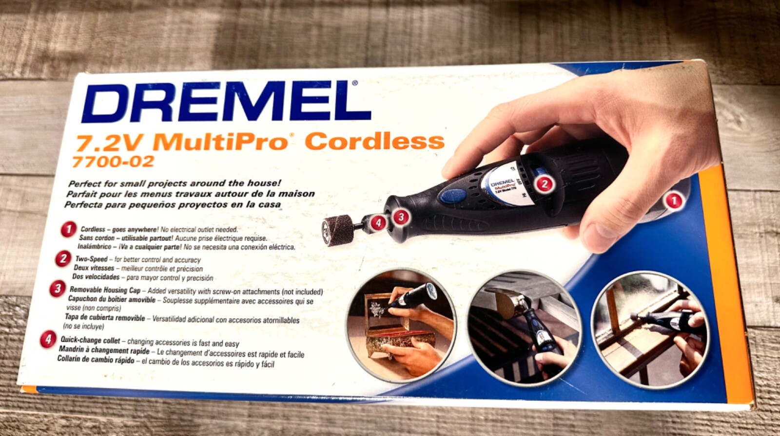 Dremel Multipro Cordless 7700 7.2v 2 Speed High Speed Power Tool With ...