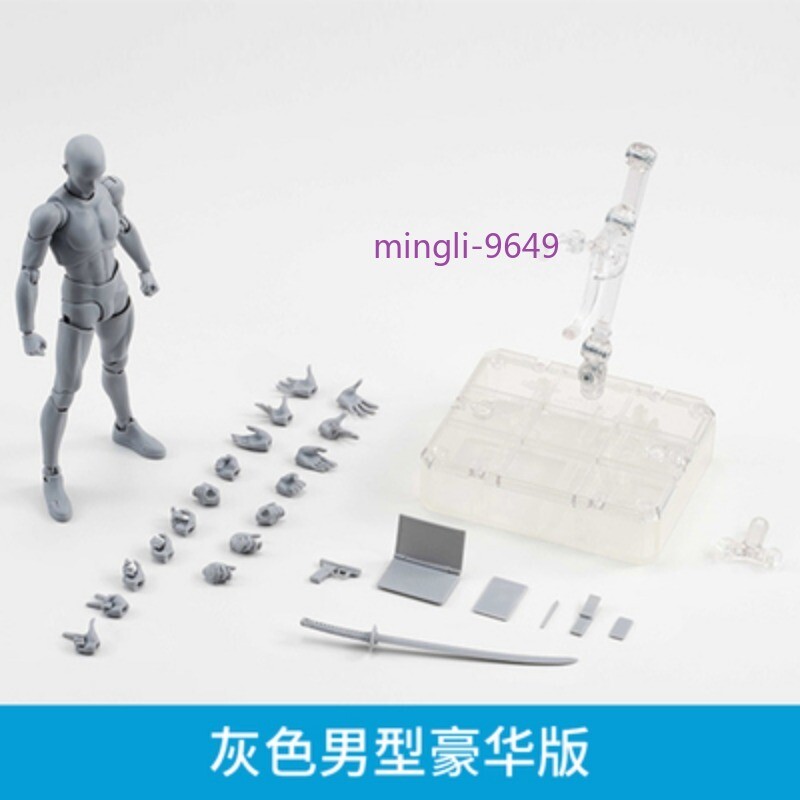 SHF Anime Joint Movable Voxel Sketching Hand Art Painting Doll Human ...