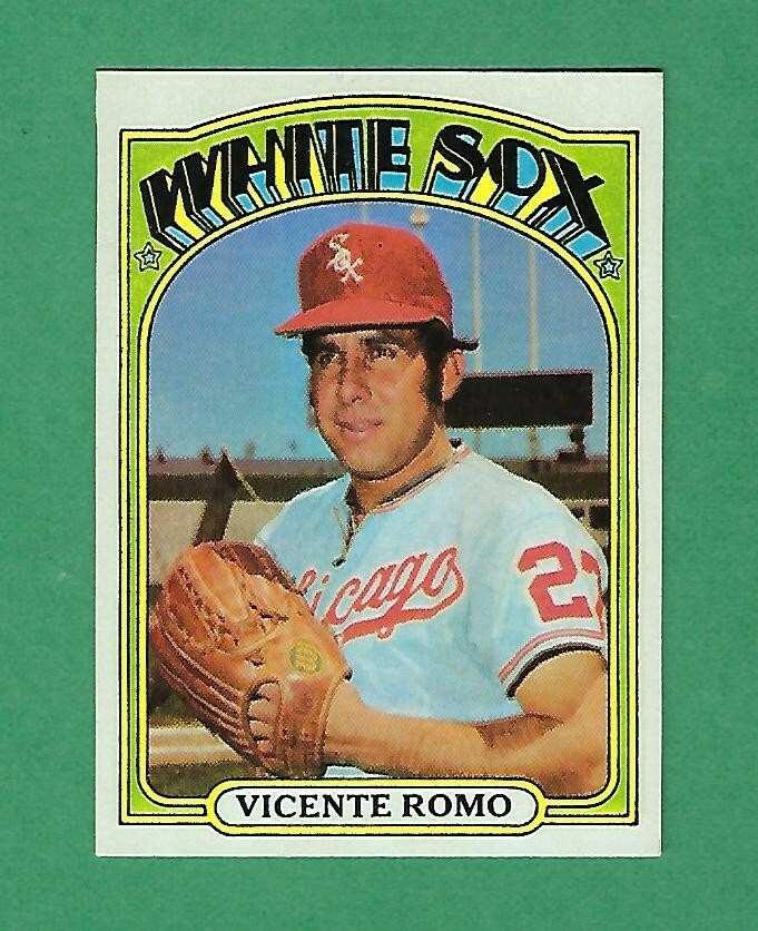 1972 Topps #499 Vicente Romo - Chicago White Sox | eBay
