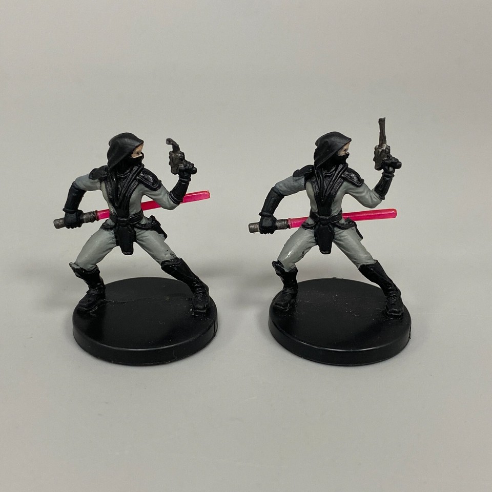 2 DARK SIDE ADEPT STAR WARS COLLEZIONABILI MINIATURE GIOCO IMPERIALE 16 ...