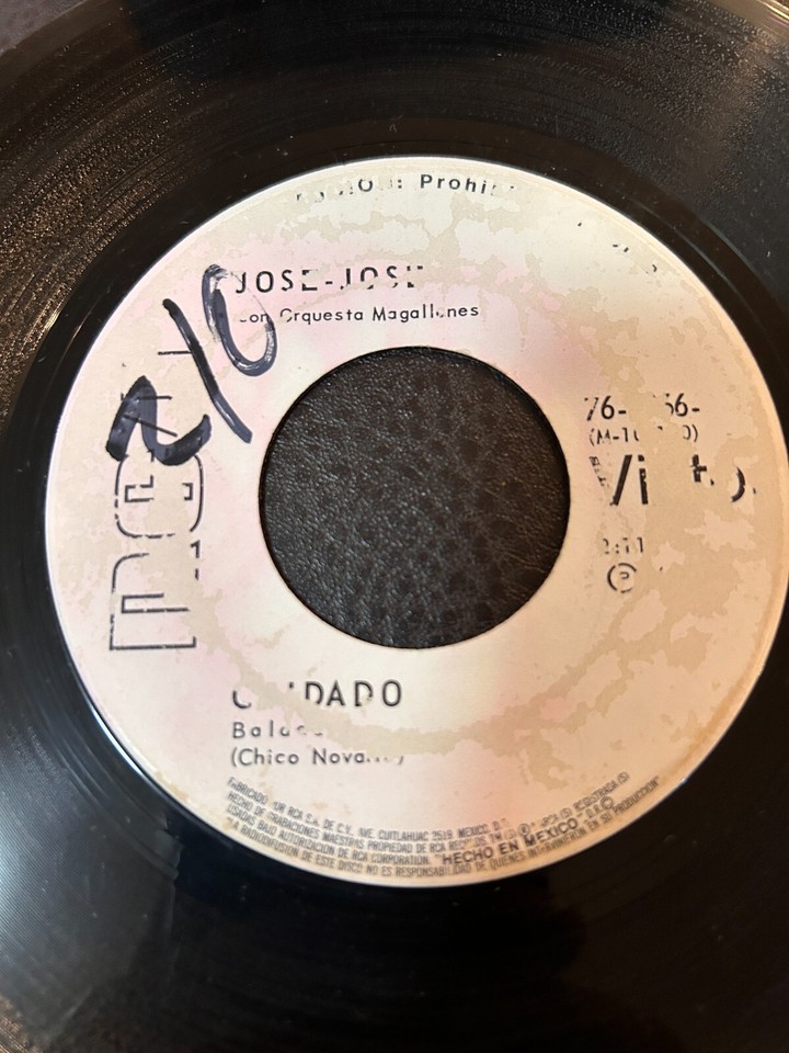 JOSE JOSE Cuidado b/w Pero te Extraño 1969 MEXICO 7" PROMO 45 Latin Pop ...