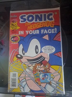 FREE SHIPPING Sonic The Hedgehog: In Your Face! #1 Archie Comics | eBay