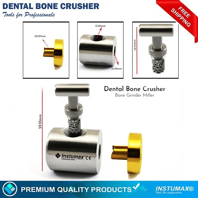 Dental Bone Crusher Mill Implant Bone Grafting Grinder Augmentation Lab ...