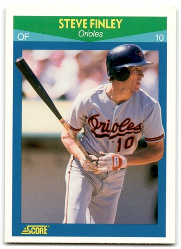 1990 Score Rising Stars Steve Finley Baltimore Orioles #58 | eBay