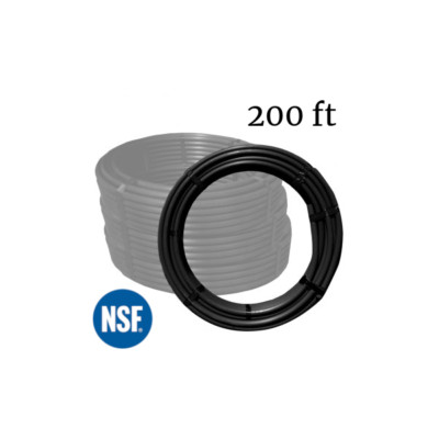 Endot Industries Submersible Poly Pipe, 200 PSI, 1 1/4" Diameter 200ft ...