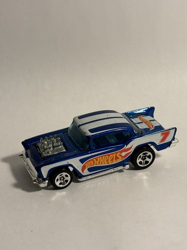 2011 Hot Wheels HW Racing '57 Chevy Bel Air 1/64 Diecast Toy Car rare ...