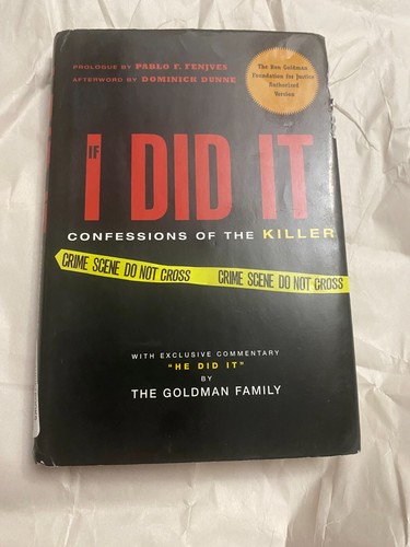 FIRST EDITION Hardcover If I Did It: Confessions of the Killer by O.J ...