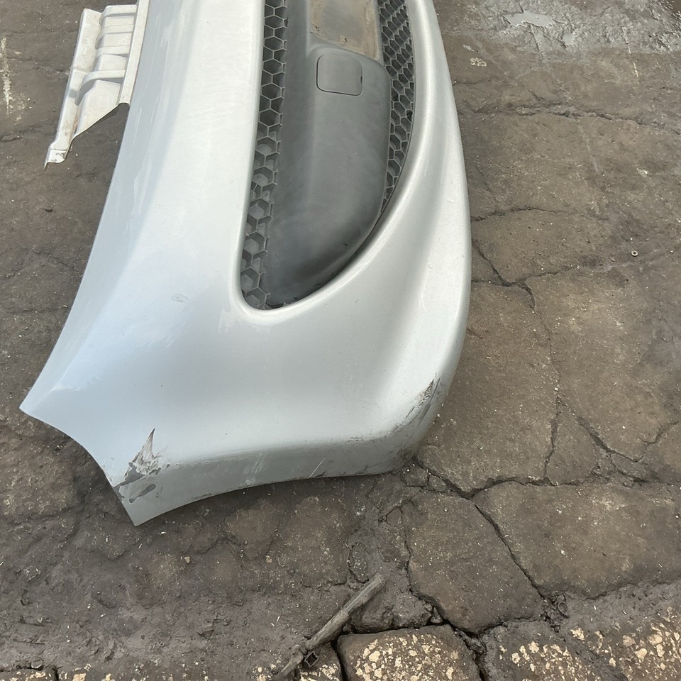 PEUGEOT 107 05-09 PRE FACELIFT COMPLETE FRONT BUMPER KTB SILVER GREY ...