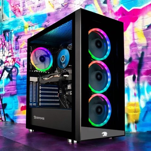 Custom Build ARGB Desktop i7 PC 16GB RAM 4TB SSD RTX 5060 Win11 GAMING ...