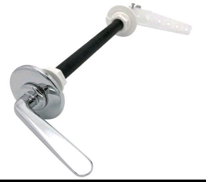 Long Reach Toilet Handle Extended Cistern Lever 9" HQ Chrome Finish ...
