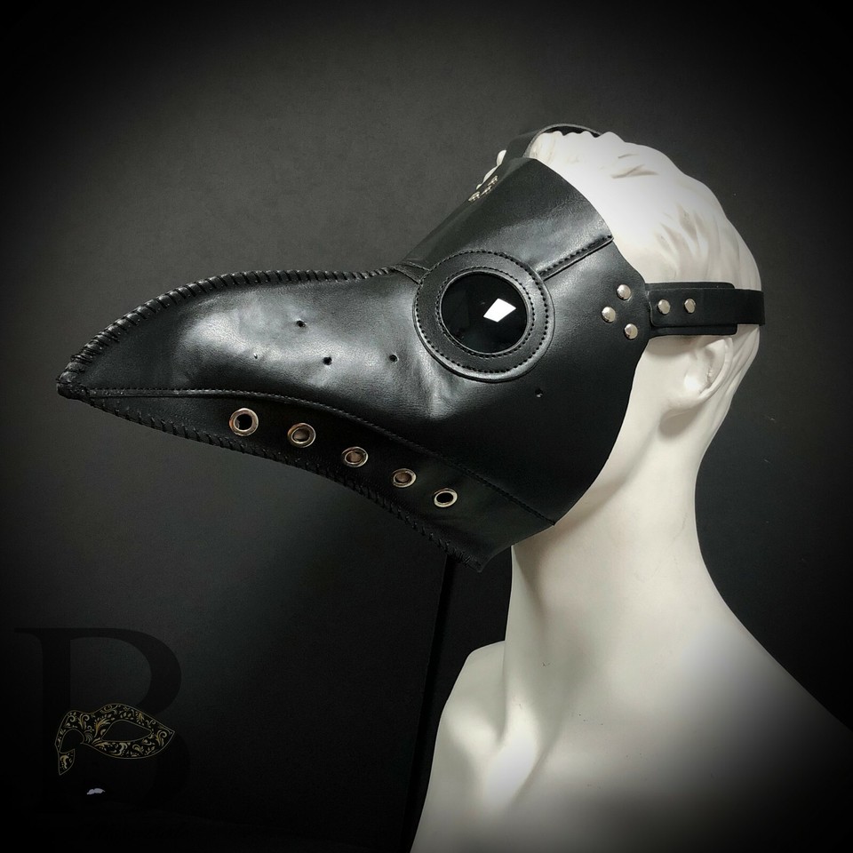 Plague Doctor Mask Long Nose Raven Bird Mask for Halloween Cosplay ...