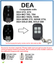 Compatible Remote Control with DEA GT2, DEA GT4 Rolling Code 433.92MHz ...