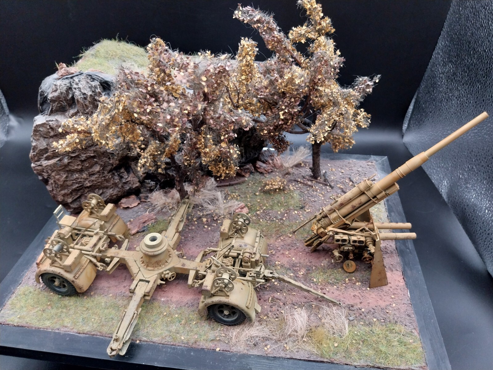 Tamiya 35017 German 88mm Gun Flak36/37 and Sd.Kfz.7 1:35 Built ...