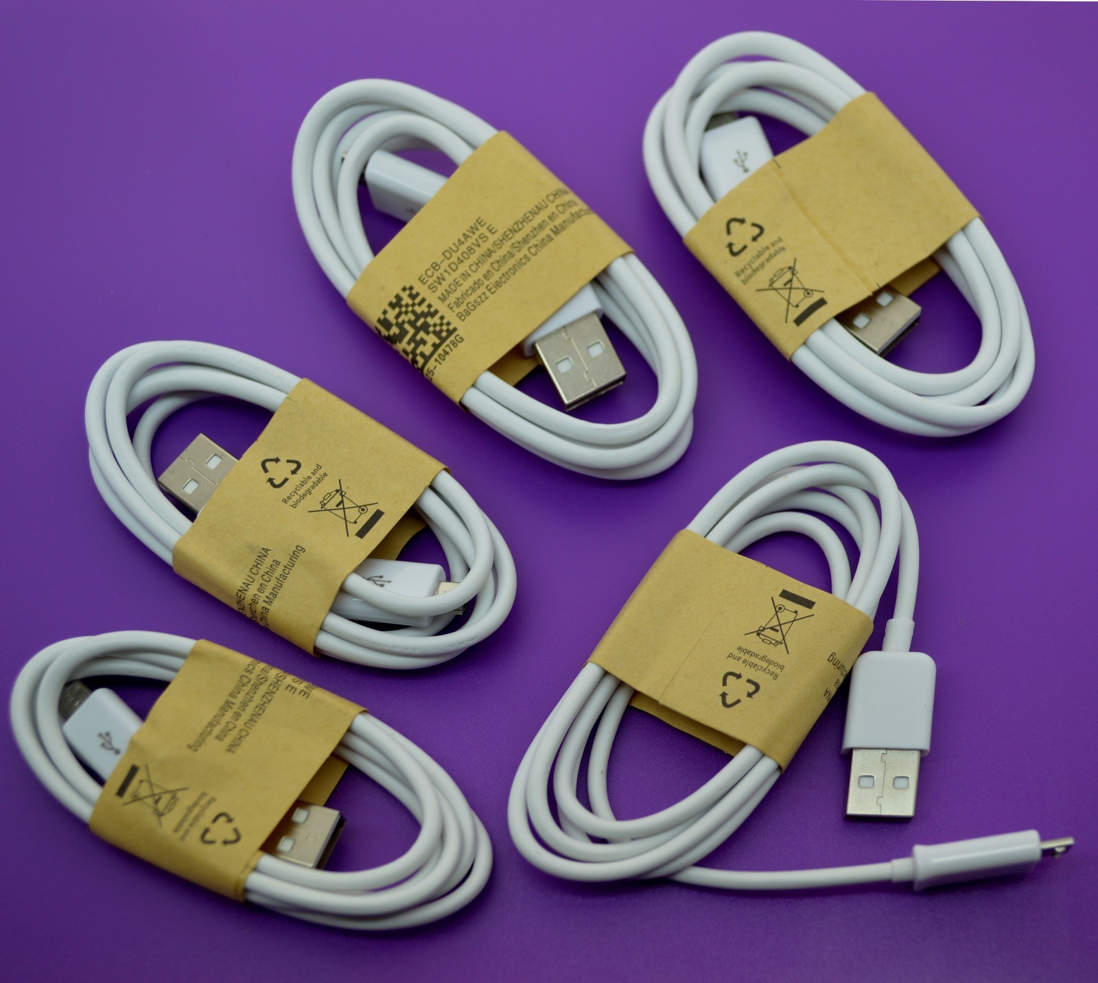 Lot Micro USB data sync cable cord for Android Cell Phone universal ...