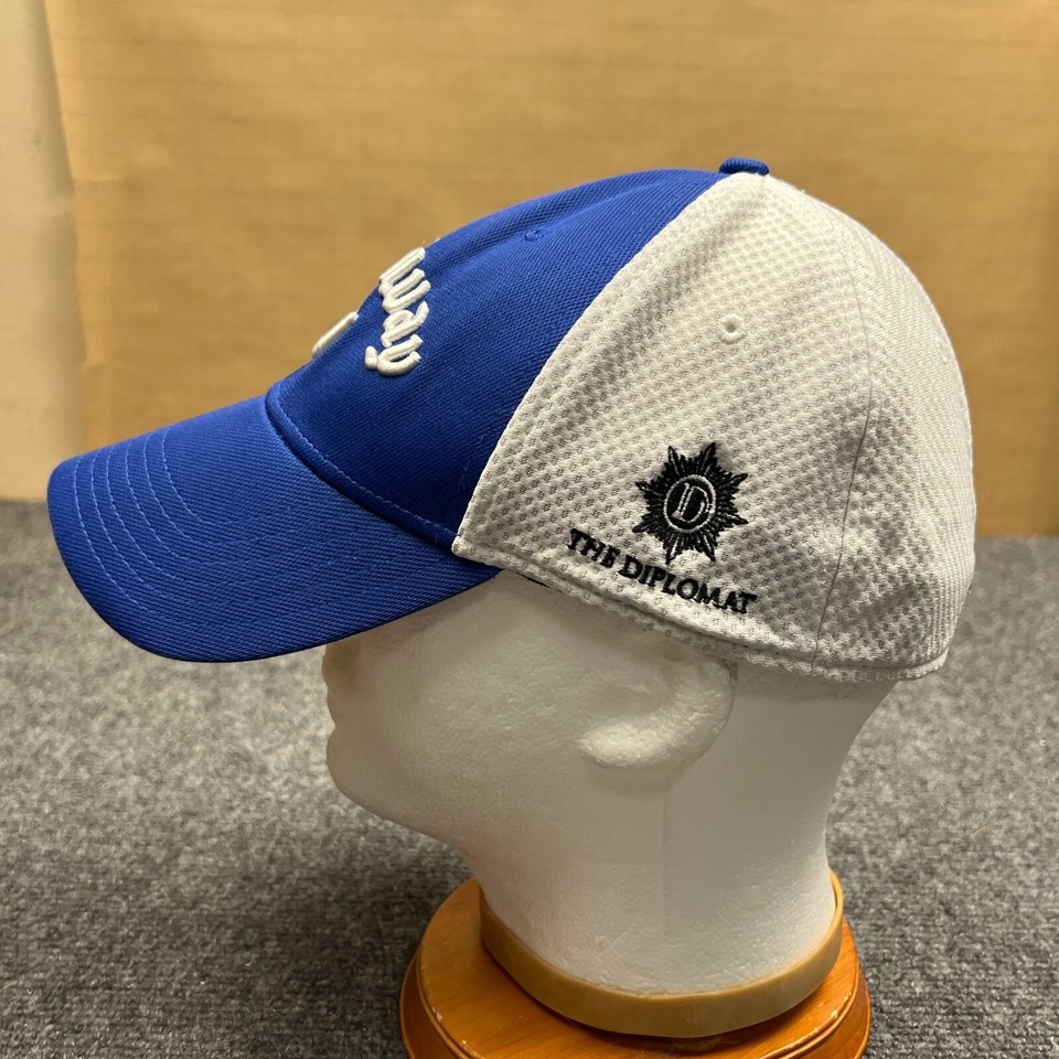 Callaway The Diplomat Odyssey Logo Golf Cap Adult Fitted L/XL Blue Flex ...