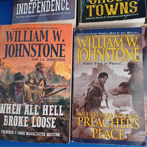 Lot 7 Western Books Cowboy Mixed Authors 4 by Johnstone & more Western ...