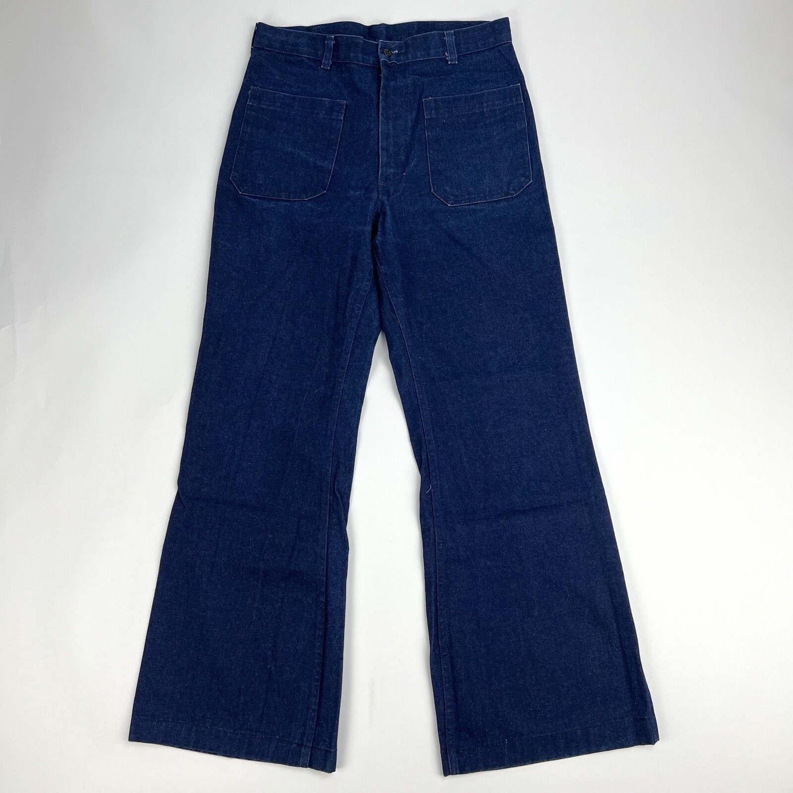 Vintage Denim US Navy Utility Trousers Jeans 80s - Si… - Gem