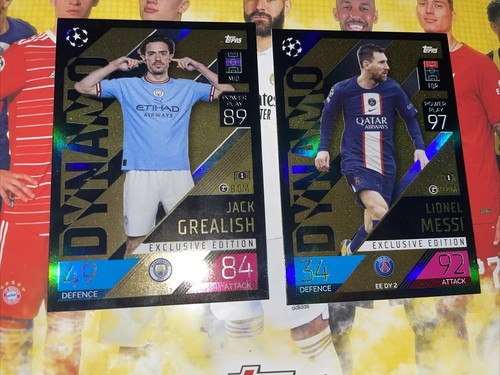 Match Attax 22/23 2022/23 Dynamo Exclusive Edition Cards Grealish And ...