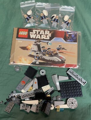 LEGO 7668 Star Wars: Rebel Scout Speeder Complete w/ mini-figs & Manual ...