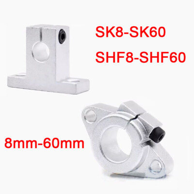 SK/SHF Linear Shaft Support Bracket Ø8 10 12 13 16 20 25 30 35 40 50 ...