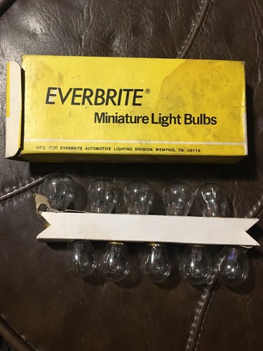(10) EVERBRITE MINIATURE LAMP BULBS LAMPS #198 12v | eBay