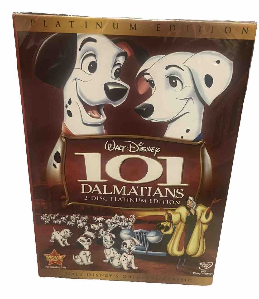101 Dalmatians Walt Disney DVD 2008 2-Disc Set Platinum Edition New ...