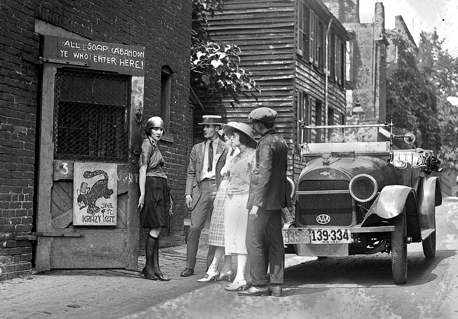Krazy Kat Klub Speakeasy Photo 1920s Jazz Prohibition era Washington DC ...