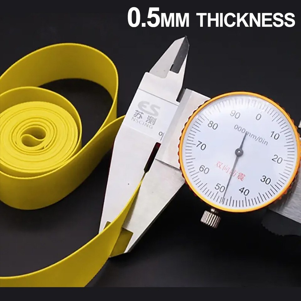 Yellow Bicycle Wheel Rim Strips - 26 in x 18mm - 2 pk - Alternative to ...