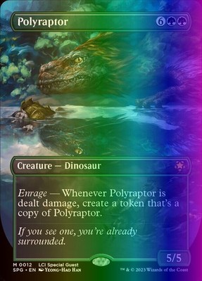 MTG Magic the Gathering Polyraptor (12/135) Special Guests NM FOIL | eBay