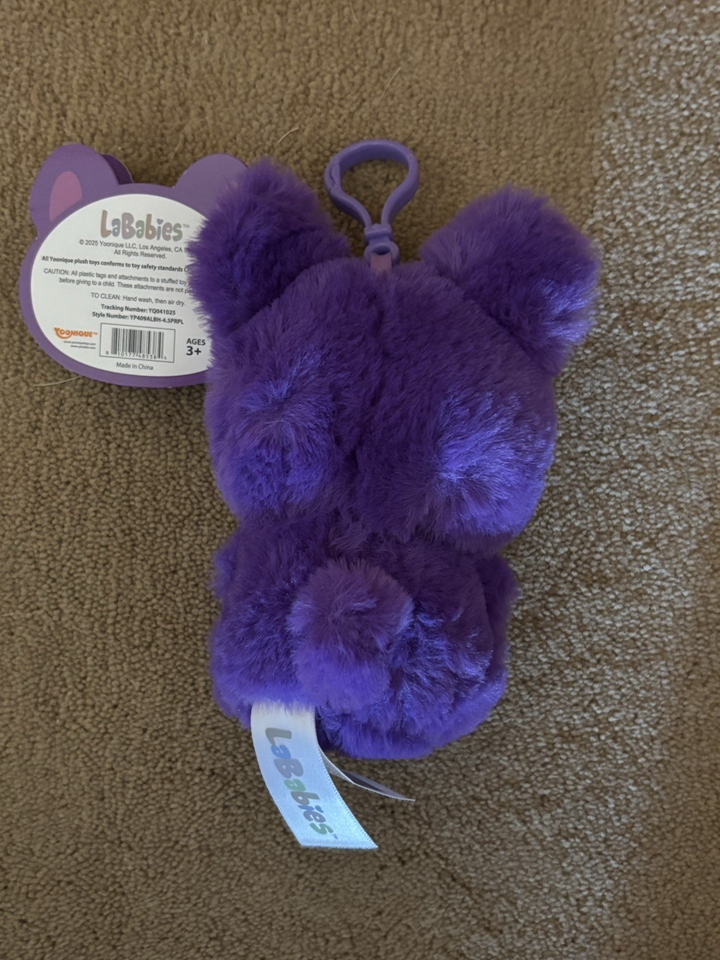 New LaBabies FIFI Monster 5” Keychain Clip, PURPLE | eBay