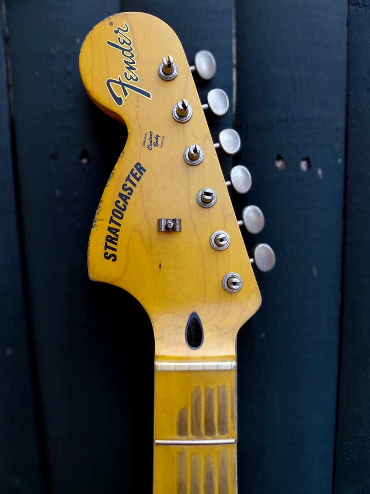 Fender Lic Relic Strat neck Aged Nitro '69 Stratocaster Mr G's custom ...
