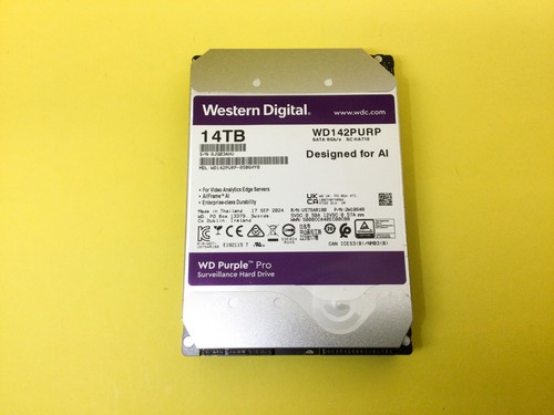 WD Purple Pro 14TB 7200RPM SATA 6Gb/s 512MB 3.5" Surveillance HDD ...