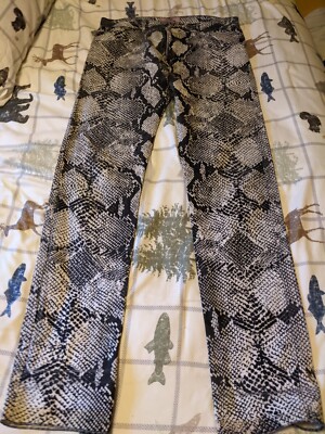 Faux rattlesnake pants Vintage Rock n Roll stage clothing. Worn by real ...