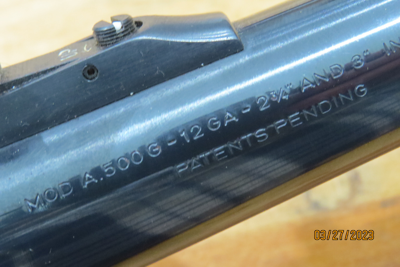 Browning A-500G Smooth Bore Slug barrel takes Invector Chokes 24.5 ...