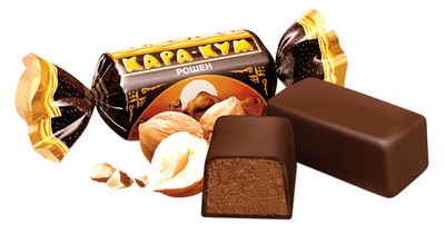 Ukrainian Sweets ROSHEN Dark Chocolate Candy "Kara-Kum / Кара-Кум" 1.7 ...