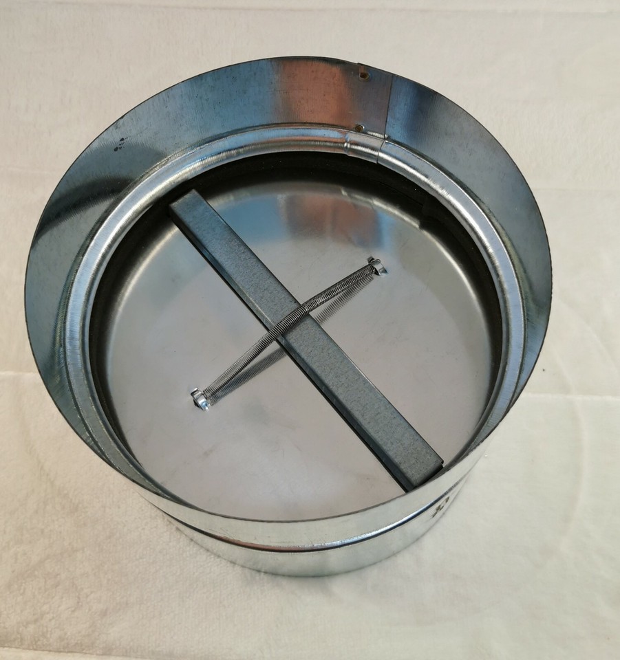 Air Duct Check Valve/Inlined BackDraft Damper/Butterfly Damper 6" 8" 10 ...