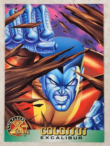 #25 COLOSSUS 1996 Fleer Marvel X-Men Walmart Exclusive EXCALIBUR ANDY ...