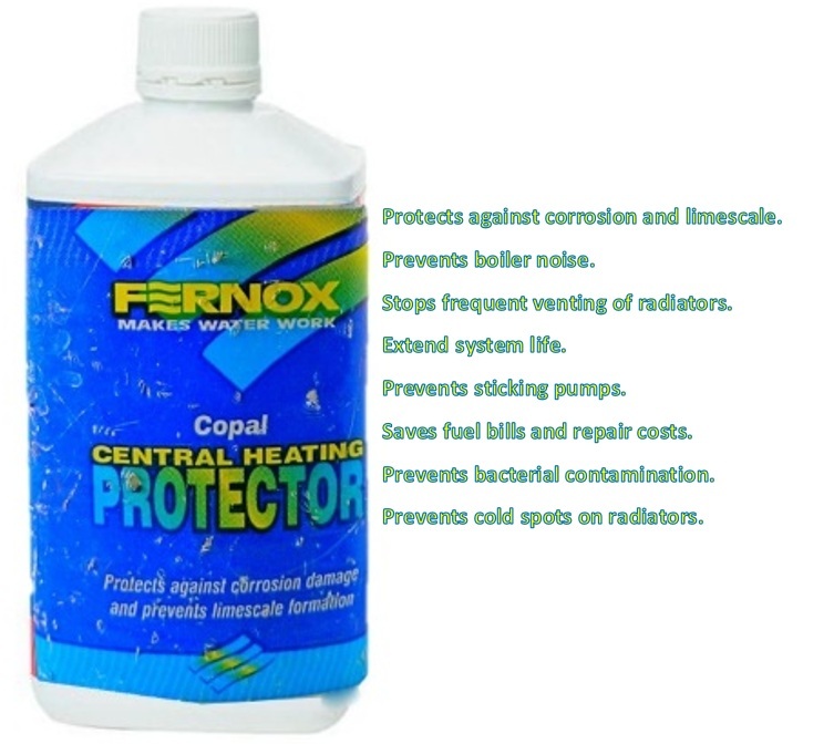 Fernox F1/F2/F3/F4/F5 Central Heating Protector Restorer Cleaner ...