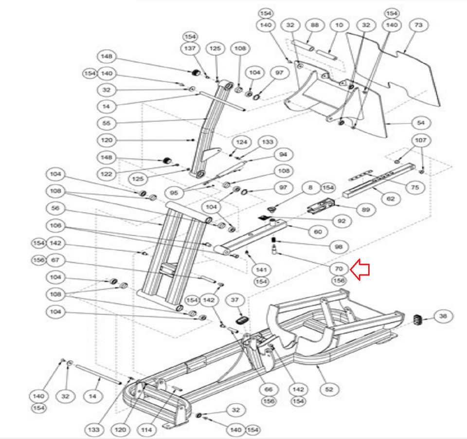 Cybex 20040 - Leg Press Strength System Detent Pin 20040-372 | eBay