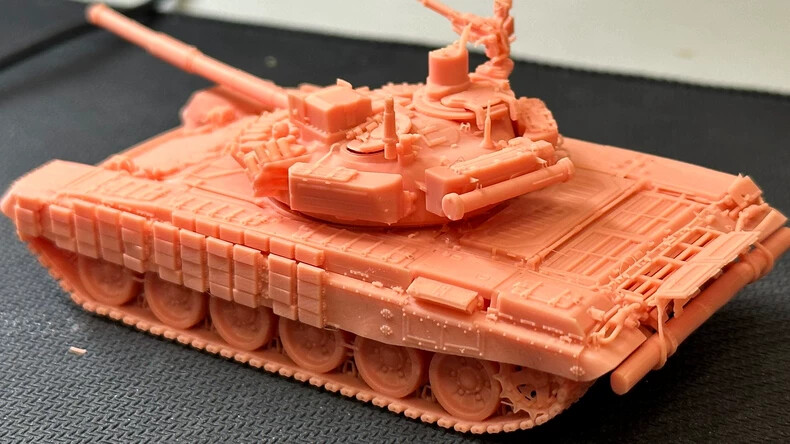 3D Printed 1/72/87/144 Soviet T-72AV Main Battle Tank Unpainted Model ...