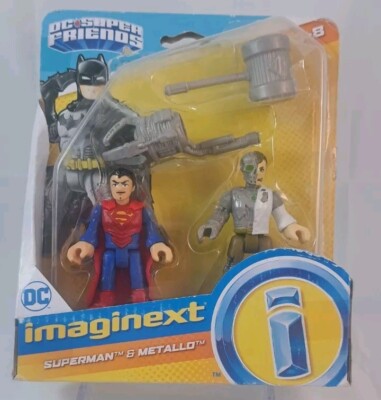 Imaginext DC Super Friends, Superman & Metallo - New - Opened Box ...