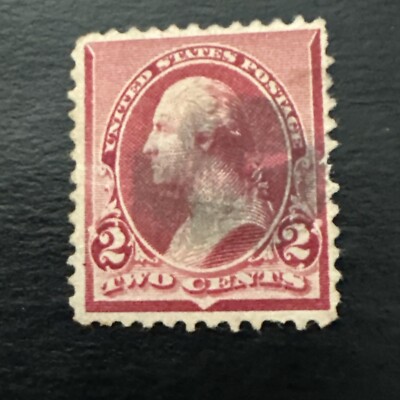 US Stamp Scott #220c 2c Washington Used Ng…w/ Caps on Both 2’s | eBay